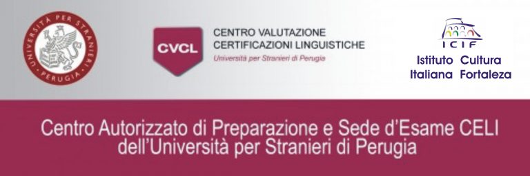 Certificação CELI – ICIF – Istituto Cultura Italiana Fortaleza